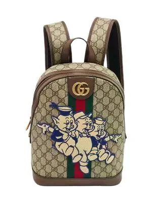 GUCCI Gucci X Disney Three Little Pigs Ophidia Backpack