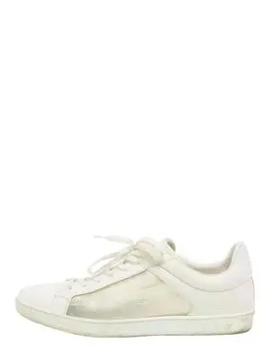 LOUIS VUITTON Luxembourg Monogram Sneakers - White