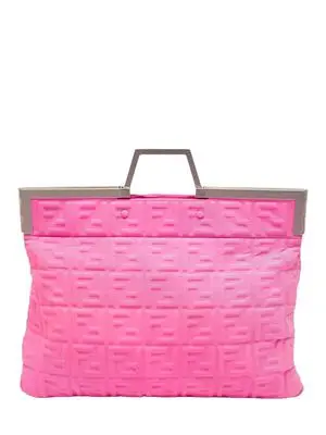 Fendi Fendi Catwalk Tote Bag With FF Motif Pink