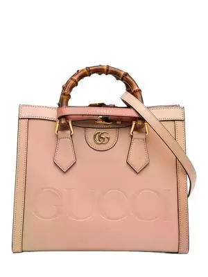 GUCCI 2016-2026 Medium Calfskin Bamboo Diana Satchel