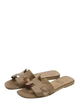 HERMÈS Oran H-cut Slide Sandals