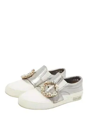 MIU MIU Miu Miu Crystal-Embellished Slip-On Sneakers