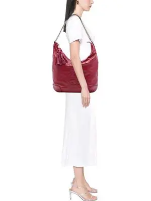 Gucci 2016-2026 Patent Soho Shoulder Bag - Pink