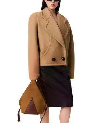 STELLA MCCARTNEY Stella McCartney Double-Breasted Cropped Coat