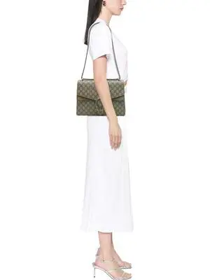 Gucci 2016-2026 Medium Gg Supreme Dionysus Shoulder Bag - Neutrals
