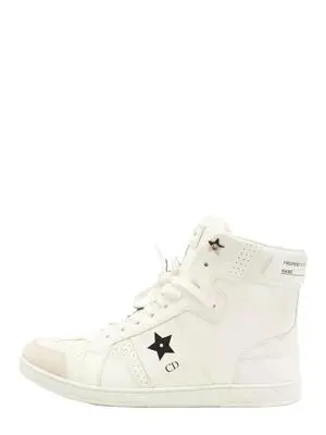 Dior Star Lace-up Sneakers - White