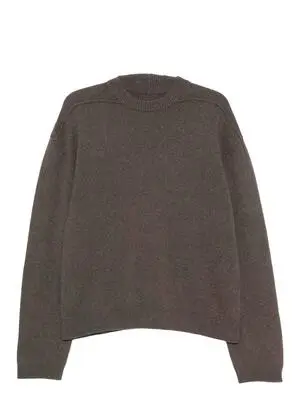 Rick Owens Tommy Lupetto Ribbed-knit Sweater - Brown