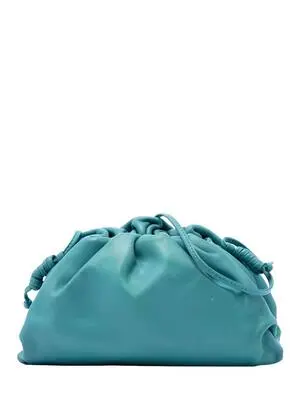 Bottega Veneta 2012-2026 Lambskin The Mini Pouch Crossbody Bag - Blue