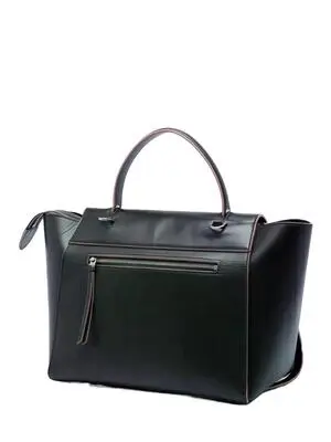 Celine 2000-2026 Mini Smooth Calfskin Belt Bag Satchel - Black