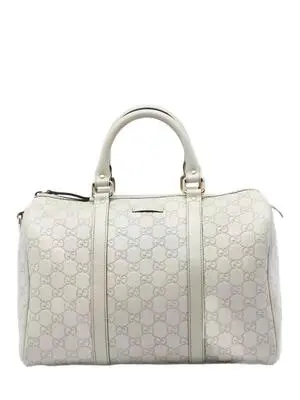 Gucci 2016-2026 Medium Guccissima Joy Boston Bag - White