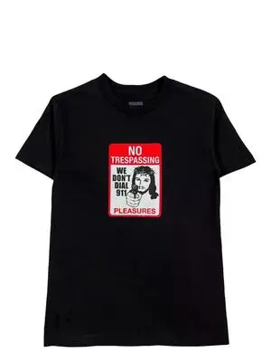 PLEASURES Graphic-print T-shirt - Black