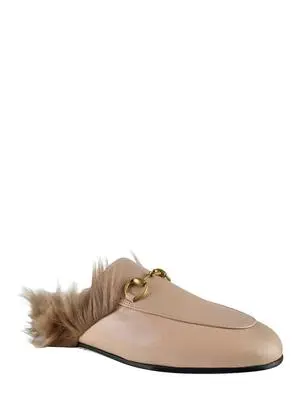 Gucci Princetown Horsebit Mules - Neutrals