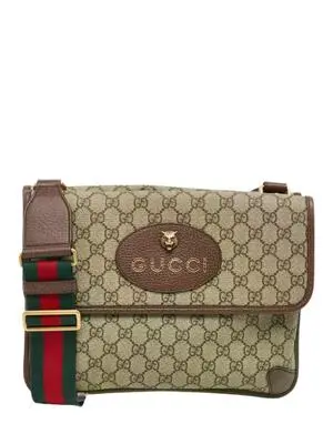 Gucci Monogram-pattern Cross Body Bag Neutrals