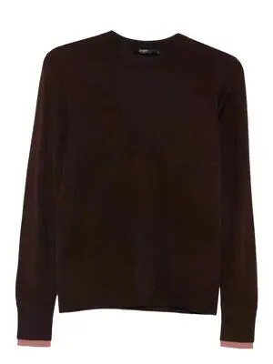Seventy Crew Neck Wool Sweater - Brown