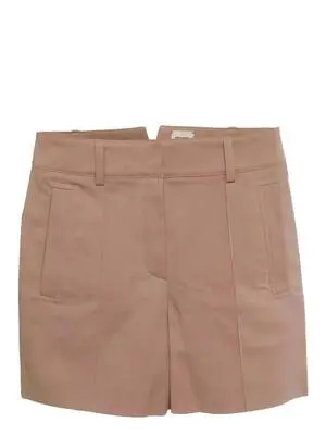 HERMÈS Hermès High-Waisted Shorts With Zip Front And Welt Pockets