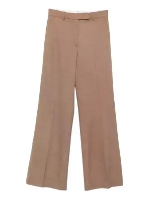 Seventy Tailored Trousers With Belt Loops - Brown
