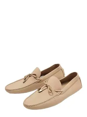 LOUIS VUITTON Monte Carlo Leather Loafers - Neutrals