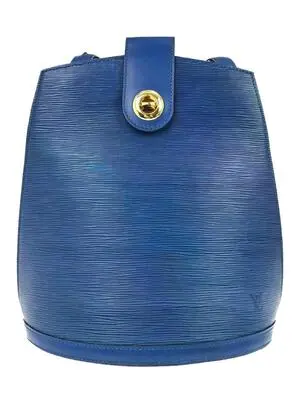 LOUIS VUITTON 1999 Epi Shoulder Bag Blue