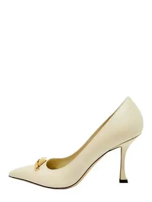 JIMMY CHOO Ryker Pointed-toe Pumps - Neutrals