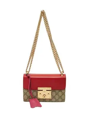 Gucci Small Padlock Shoulder Bag - Brown