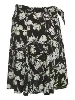 POLO RALPH LAUREN Mini Floral-print Wrap Skirt