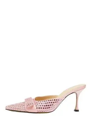 MACH & MACH MACH & MACH Carrie Crystal-Embellished Mules