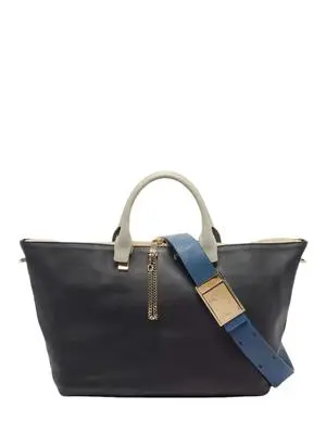 Chloé Chloé Baylee Leather Tote Bag Black