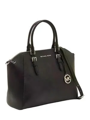 Michael Kors Ciara Leather Tote Bag - Black
