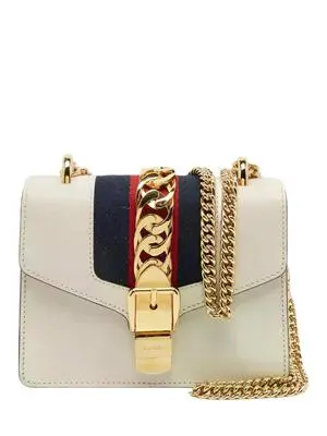 Gucci Mini Sylvie Web Shoulder Bag - Neutrals