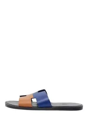 Hermès Izmir H-cut Flat Sandals - Blue