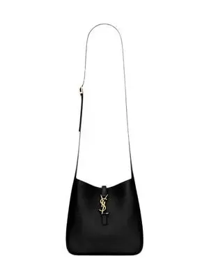 Saint Laurent Le 5 À 7 Supple Crossbody Bag In Grained Leather - Black