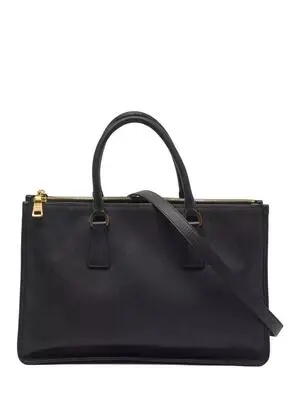PRADA Prada Logo Plaque Double Zip Handbag