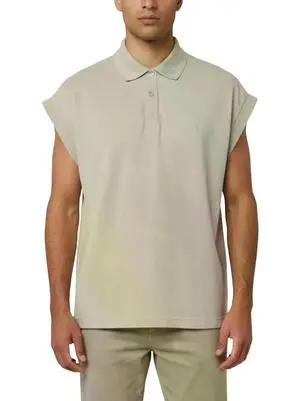 Saint Laurent Sleeveless Polo Shirt - Neutrals