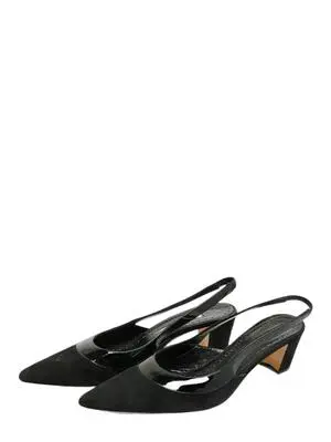 MANOLO BLAHNIK Manolo Blahnik Pointed-Toe Slingback Mules