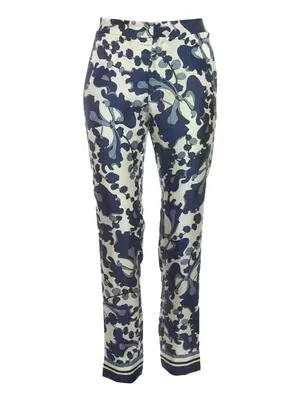 GUCCI Gucci 2012 Printed Silk Straight-Leg Trousers