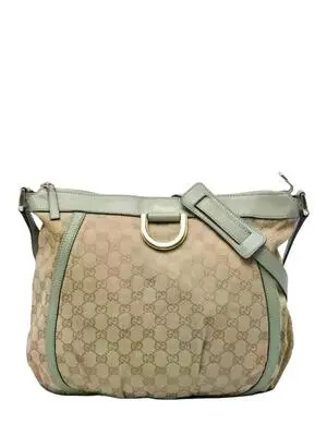 Gucci 2000-2015 Gg Canvas Abbey D Ring Crossbody Bag Green