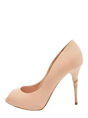LE SILLA Le Silla Peep-Toe Pumps With Twisted Heel