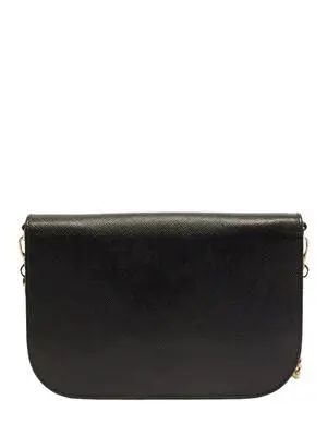 Prada Saffiano Lux Leather Mini Crossbody Bag - Black
