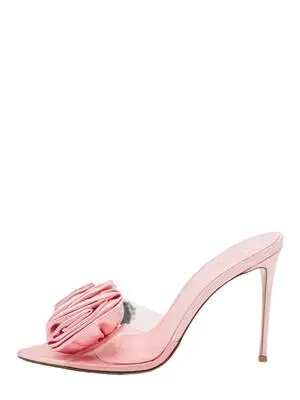 LE SILLA Le Silla Rosette Detail Pointed-Toe Stiletto Sandals Pink