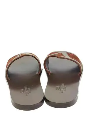 VALENTINO Valentino Garavani Viva Superstar Leather Slide Sandals