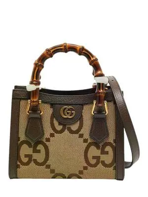 Gucci Diana Mini Jumbo Gg Tote Bag - Neutrals