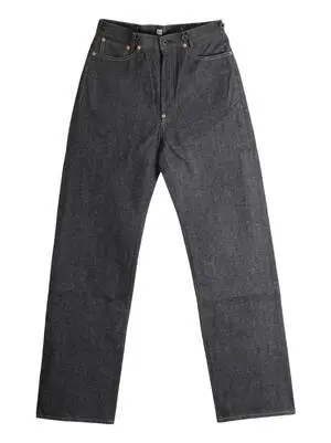 TAIGA TAKAHASHI Lot. 702 Contrast-stitch Straight-leg Jeans - Blue