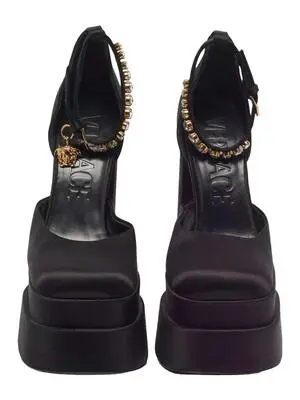Versace Medusa Aevitas Platform Pumps - Black