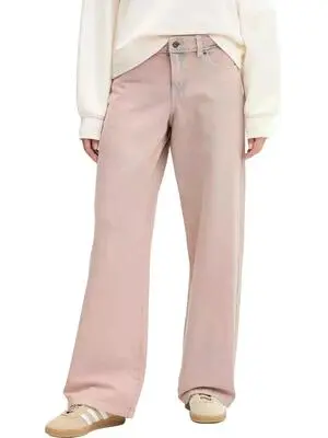 DICKIES DICKIES Wide Leg Jeans With Rose Label Detail