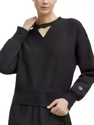 CHAMPION Champion V-Neck Sweatshirt With Logo Patch