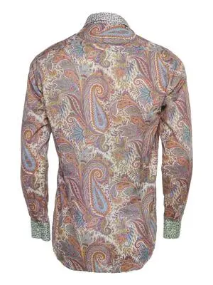 Etro Paisley Print Shirt - Orange