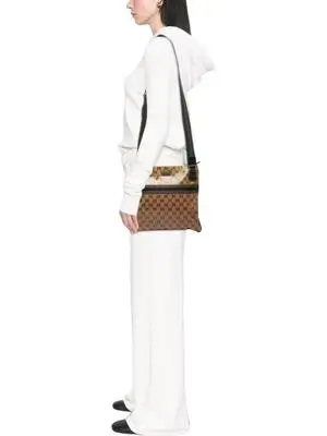 GUCCI Gucci Monogram Coated Canvas Crossbody Bag