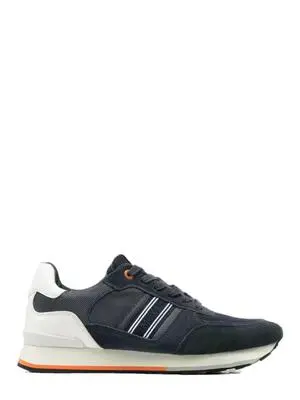 MEXX Suede-panelled Mesh-detail Sneakers