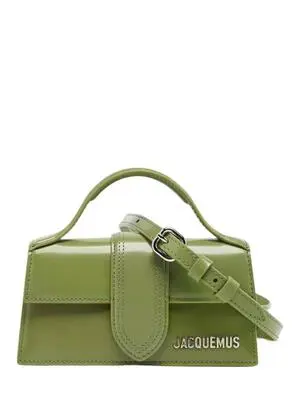 Jacquemus Mini Le Bambino Leather Tote Bag - Green
