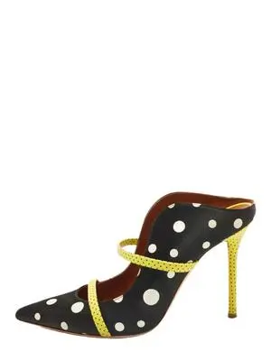 MALONE SOULIERS Maureen Polka-dot Mules - Black